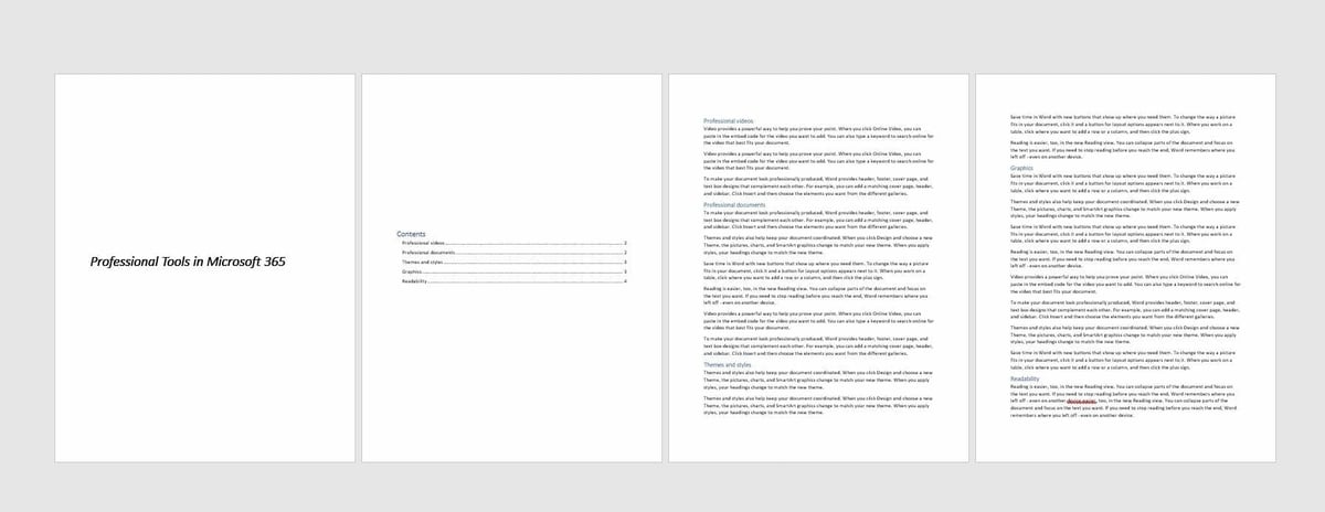 How to add a page-numbering scheme to a document’s front matter in Word ...