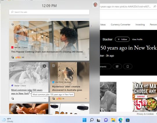How to work with widgets in Windows 11