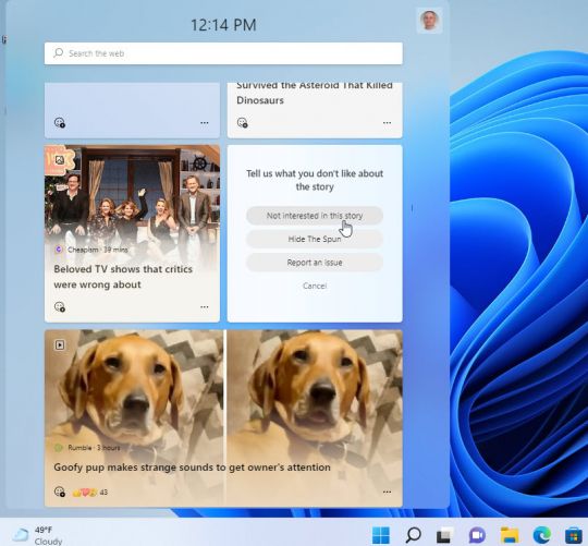 How to work with widgets in Windows 11