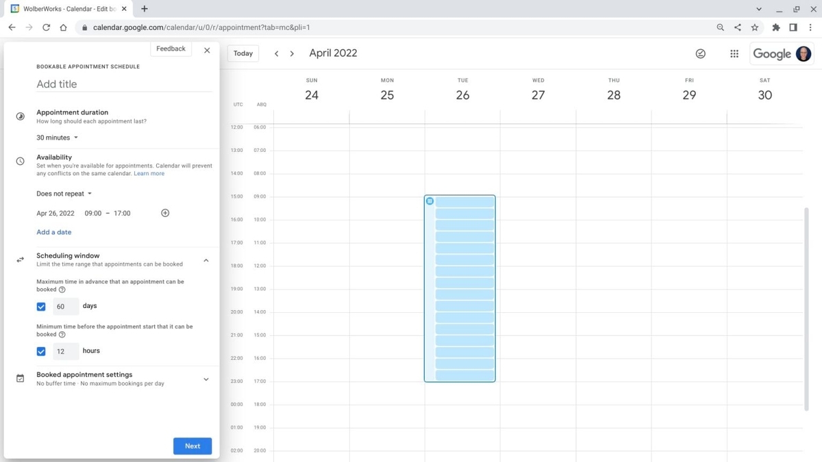 How to use Google Calendar appointment schedules - TechRepublic