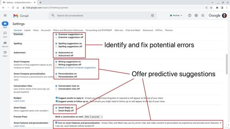 How to minimize mistakes and maximize writing efficiency in Gmail ...