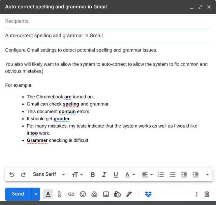 How to minimize mistakes and maximize writing efficiency in Gmail