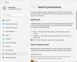 How to change Search settings and take charge of your privacy in Windows 11