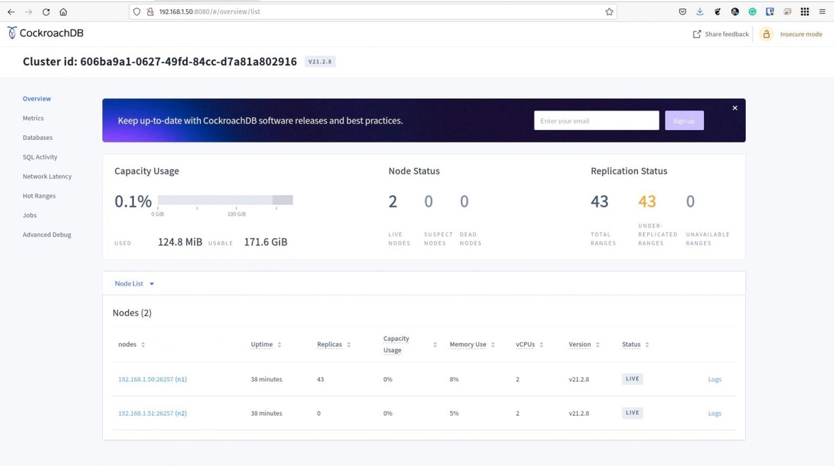 如何使用 Ubuntu Server 20.04 部署 CockroachDB 集群