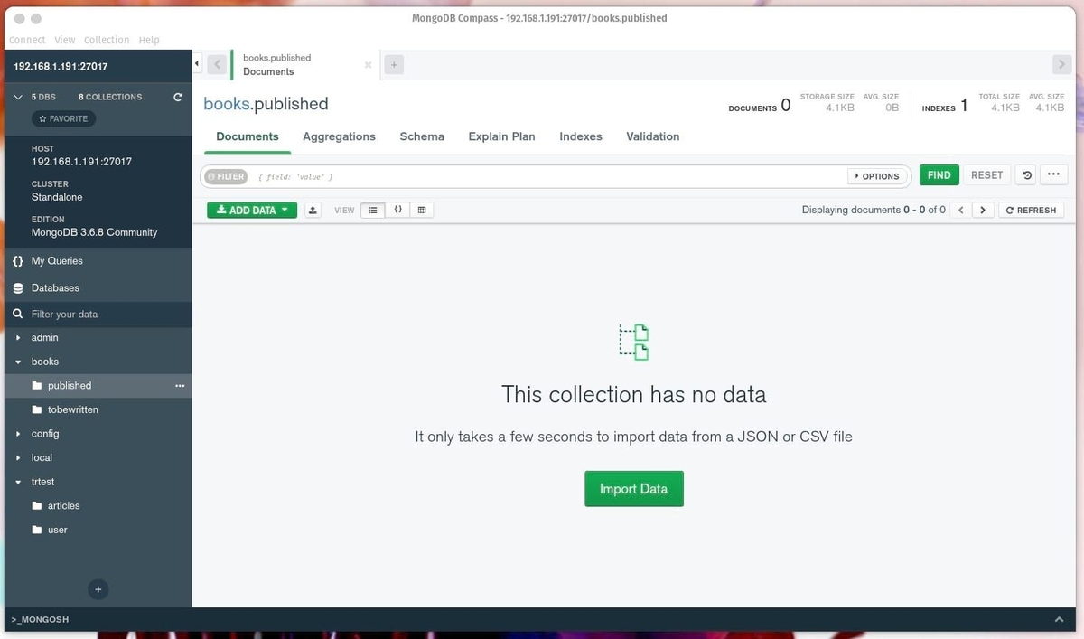 How To Create A Database And Add A Collection With Mongodb Gui Compass Techrepublic