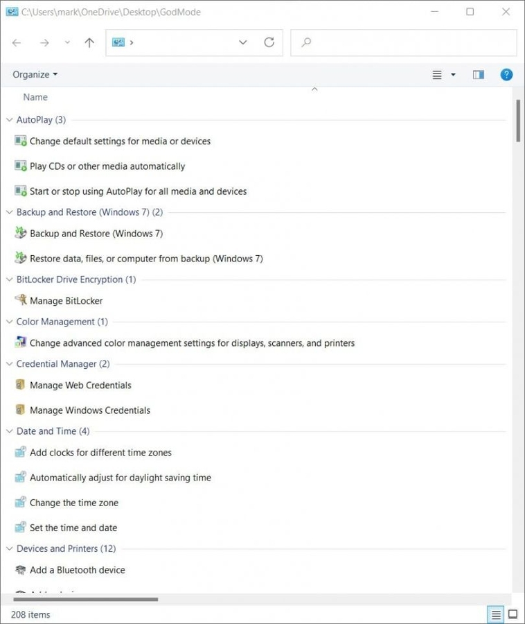 如何在 Microsoft Windows 11 中启用上帝模式