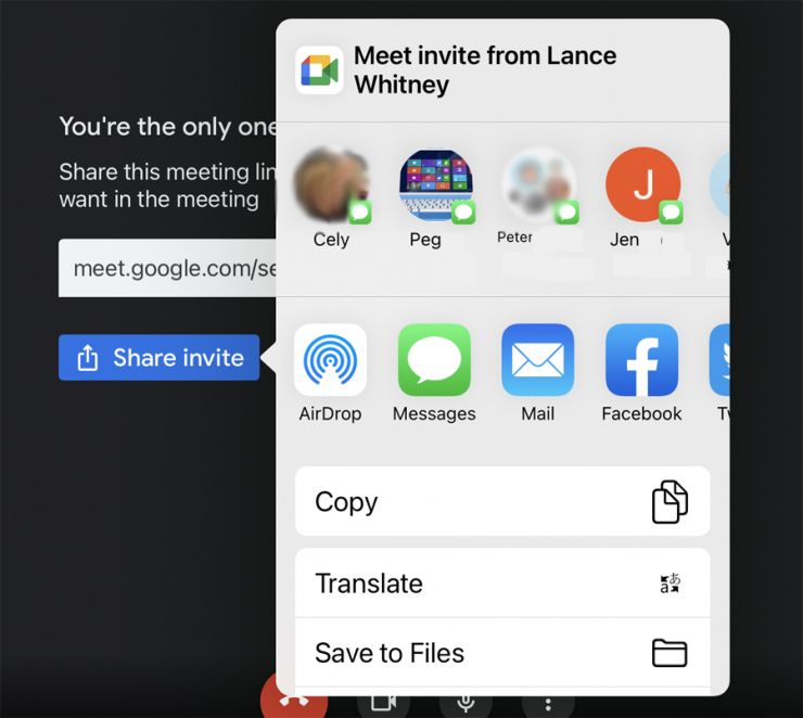 How to use Google Meet on a mobile device