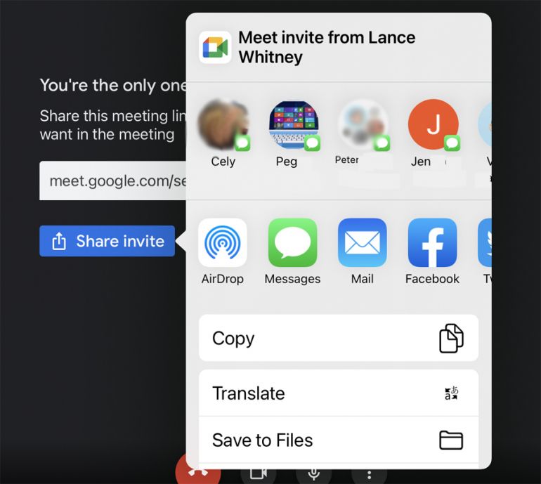 How to use Google Meet on a mobile device