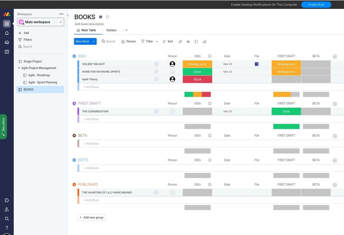 How to re-label kanban columns in monday work management | TechRepublic