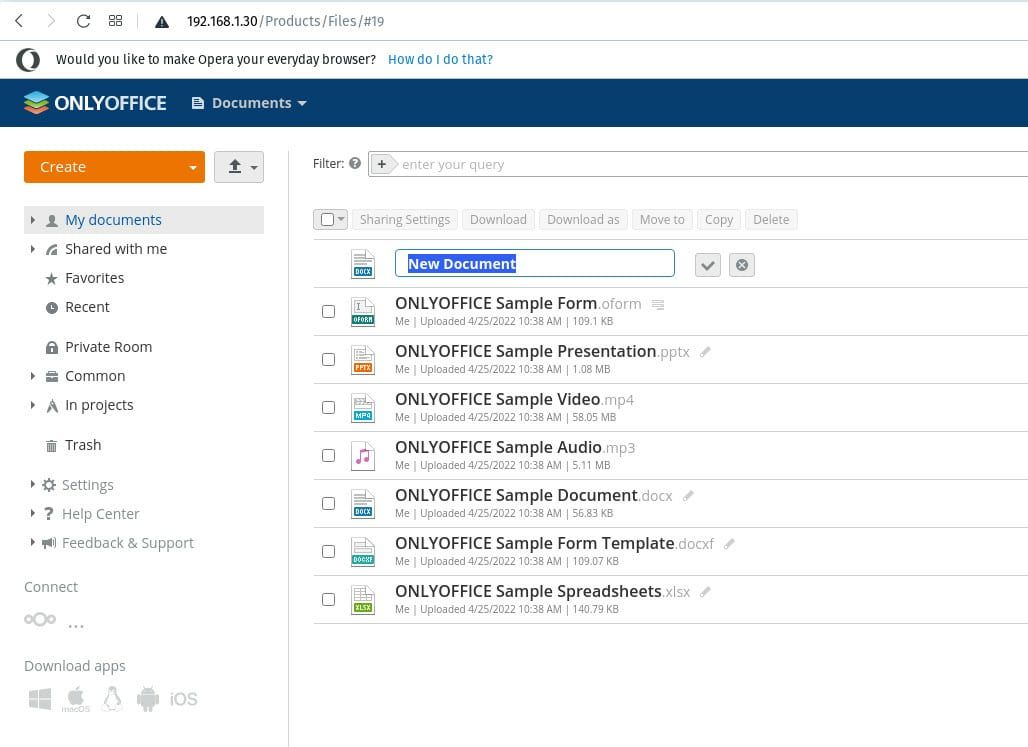How to create users and share documents in ONLYOFFICE