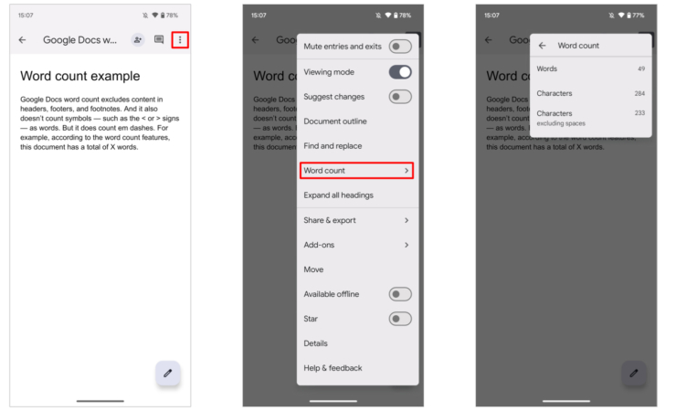 How to Check the Word Count in Google Docs