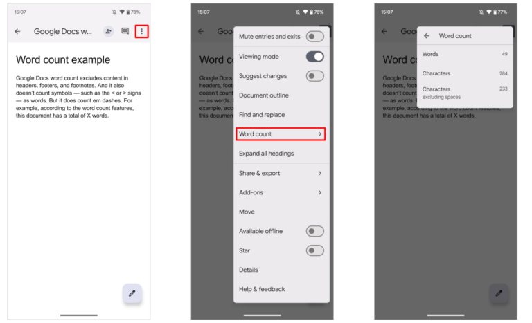 How to Check the Word Count in Google Docs