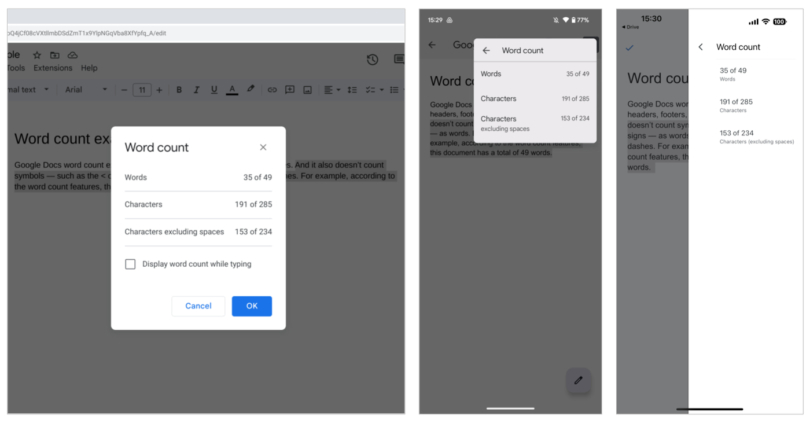 How to Check the Word Count in Google Docs