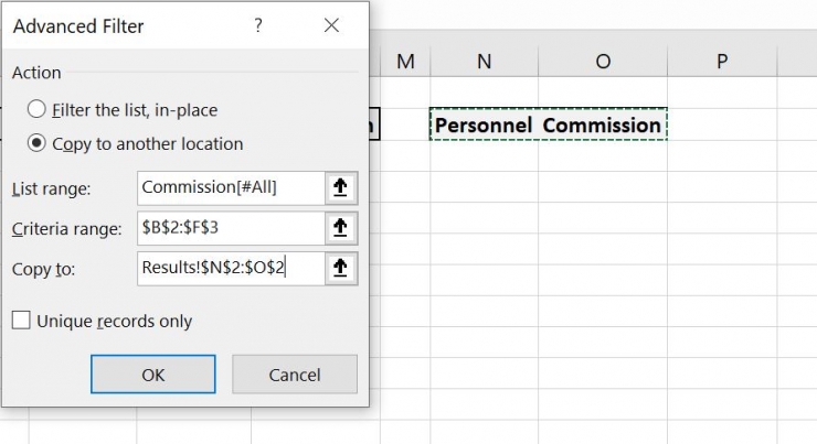 How to limit the columns in a filtered result set in Microsoft Excel ...