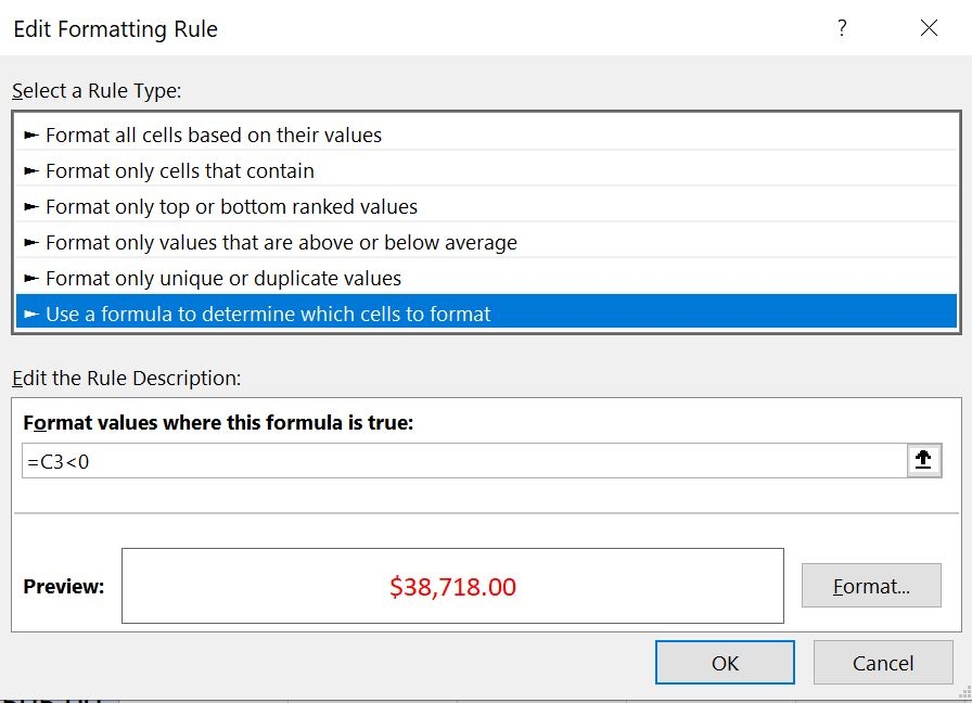2 ways to display negative numbers in red in Microsoft Excel | TechRepublic