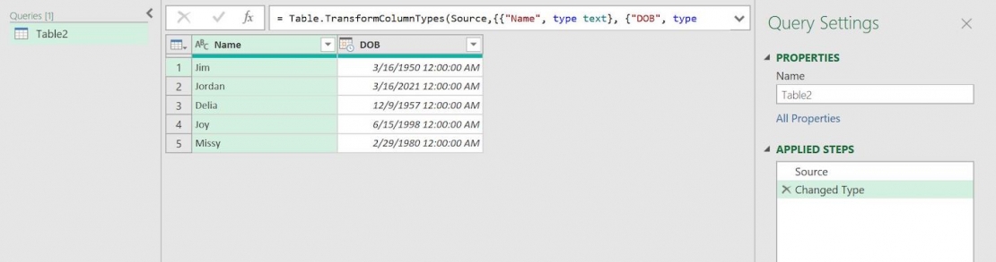 How to convert a birth date to an age without an expression using ...