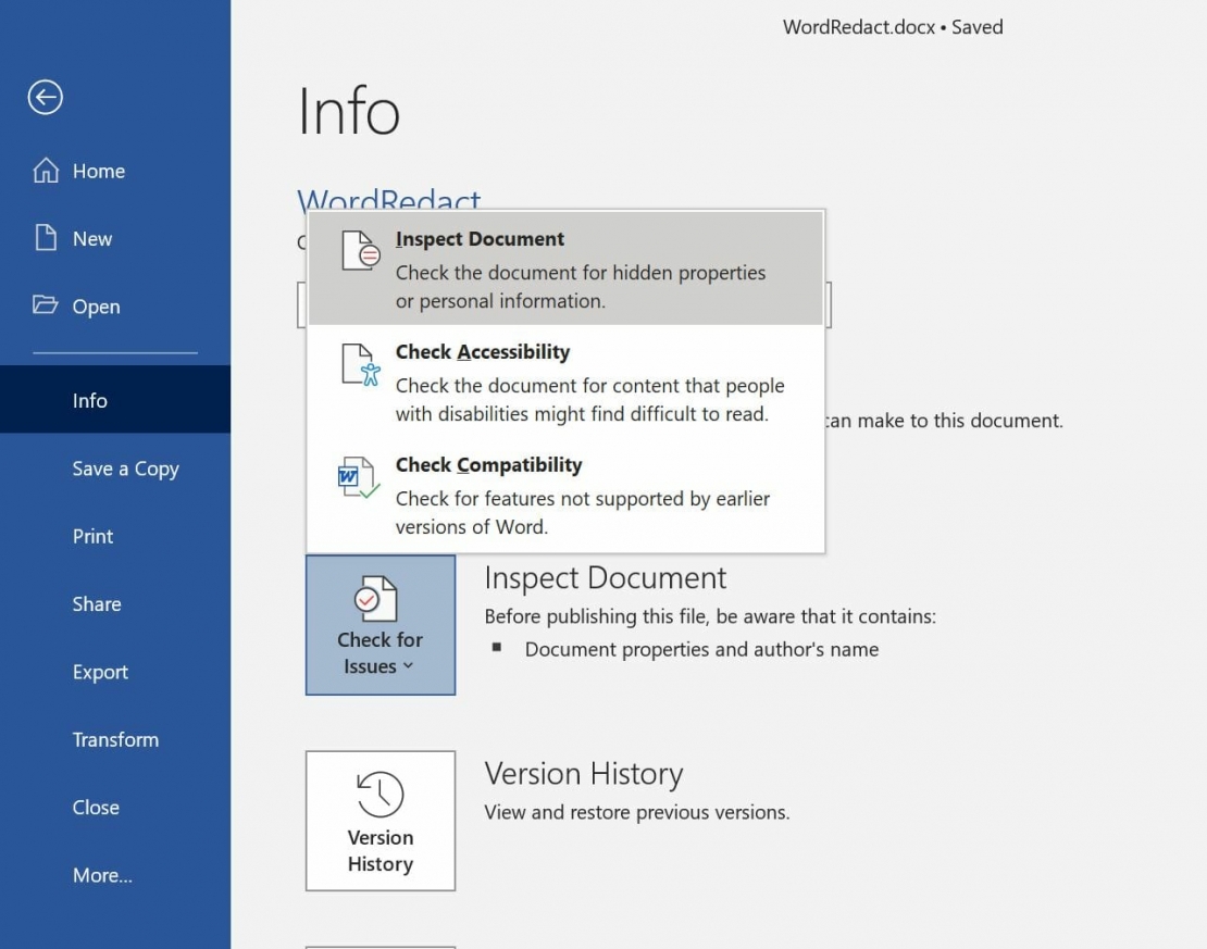 How to redact content in Microsoft Word - TechRepublic