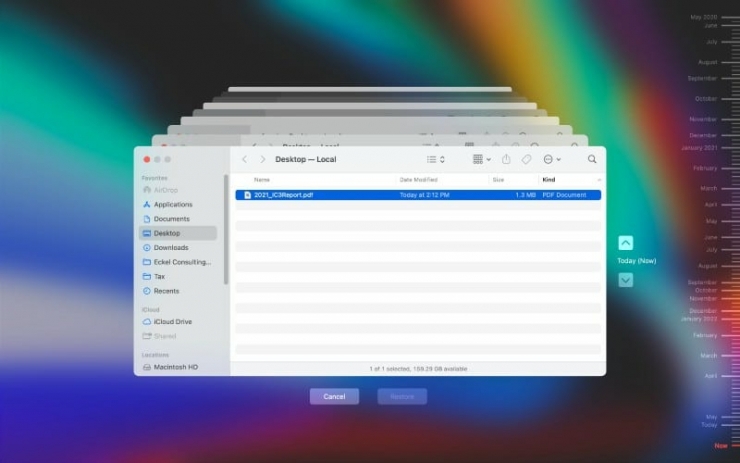 How to recover an individual macOS file using Time Machine