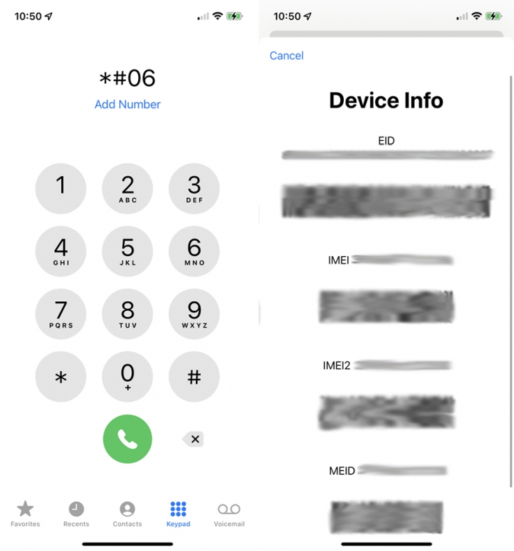 How to use dialer codes on your iPhone to view technical data ...