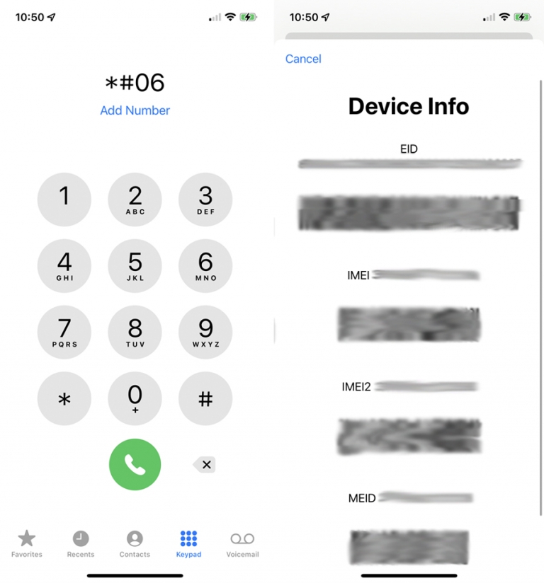How to use dialer codes on your iPhone to view technical data - TechRepublic