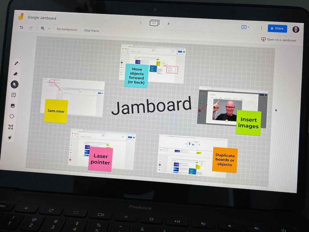How to use five Jamboard features to create, illustrate and collaborate