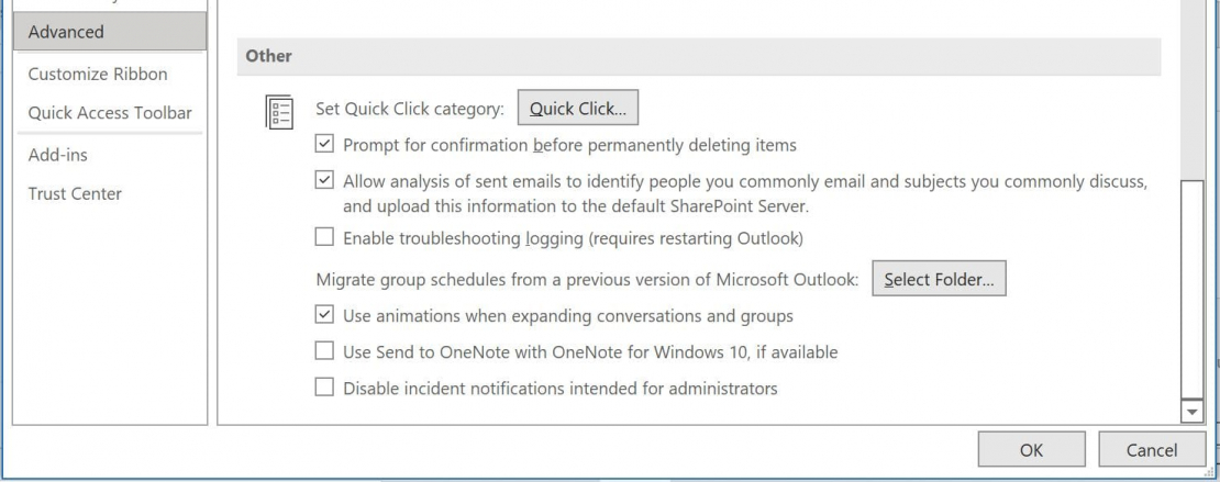 How to use advanced options to work more productively in Outlook ...
