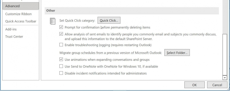 How to use advanced options to work more productively in Outlook ...