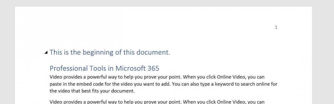 How to use VBA to reach the beginning and end of a Microsoft Word ...
