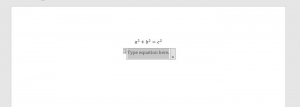 How to enter mathematical equations into a Microsoft Word document ...