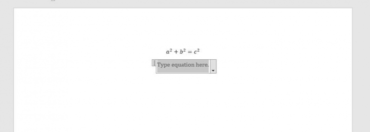 How to enter mathematical equations into a Microsoft Word document ...