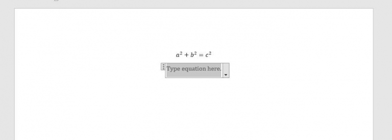 How to enter mathematical equations into a Microsoft Word document ...