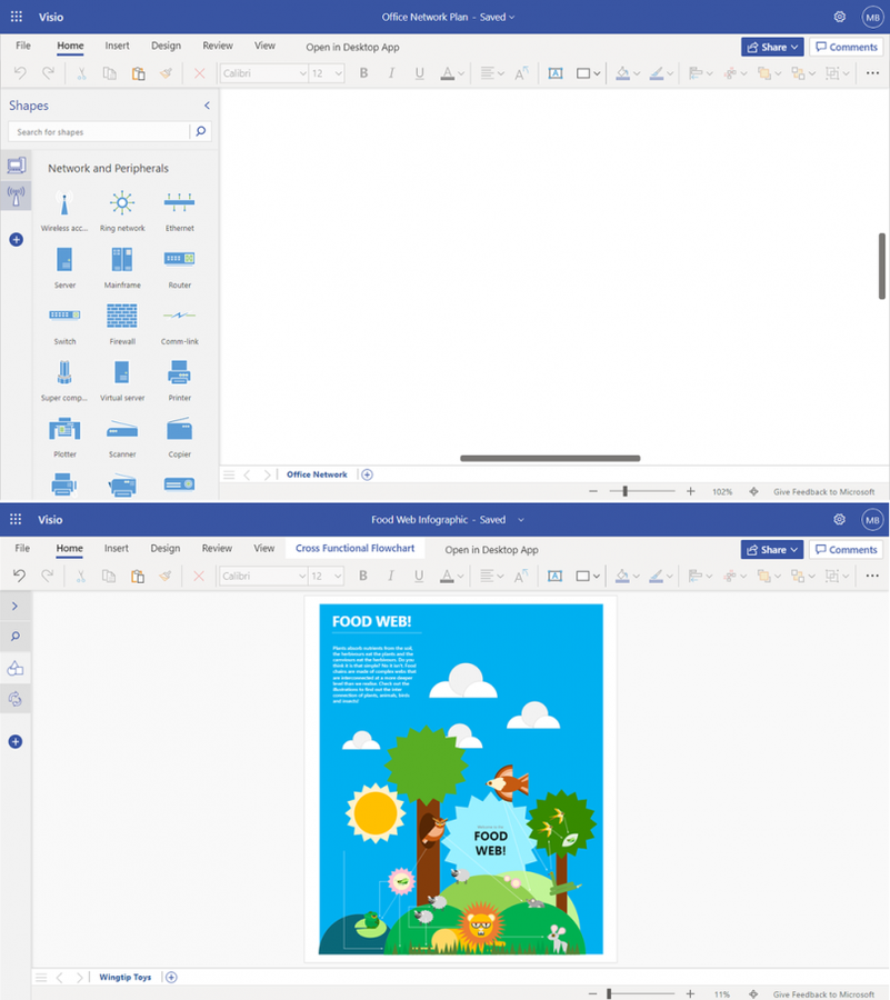 Visio：シンプルなITツールからUniversal Business Diagramアプリまで - 世界の顔