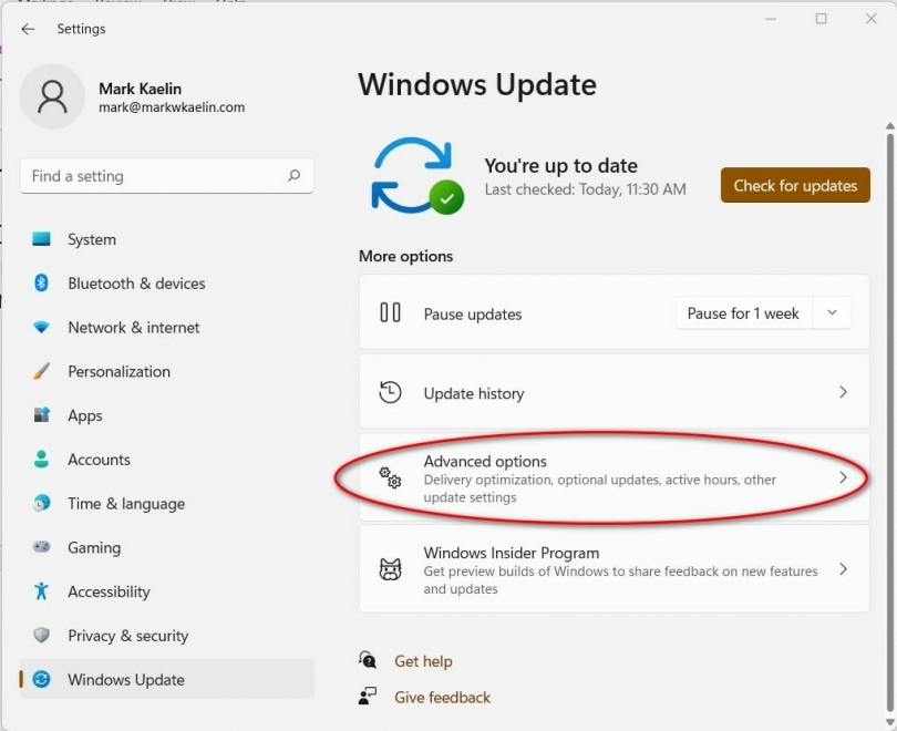 How to access and install advanced updates in Windows 11 - TechRepublic