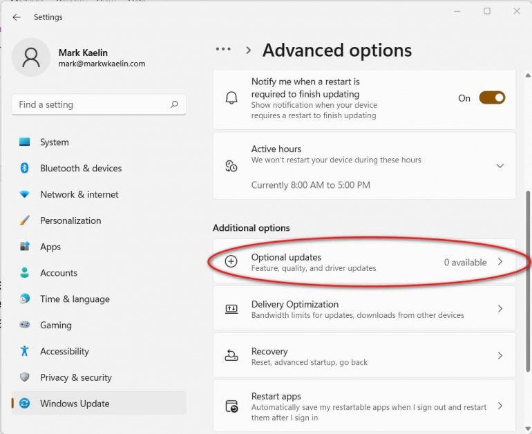 How to access and install advanced updates in Windows 11 - TechRepublic