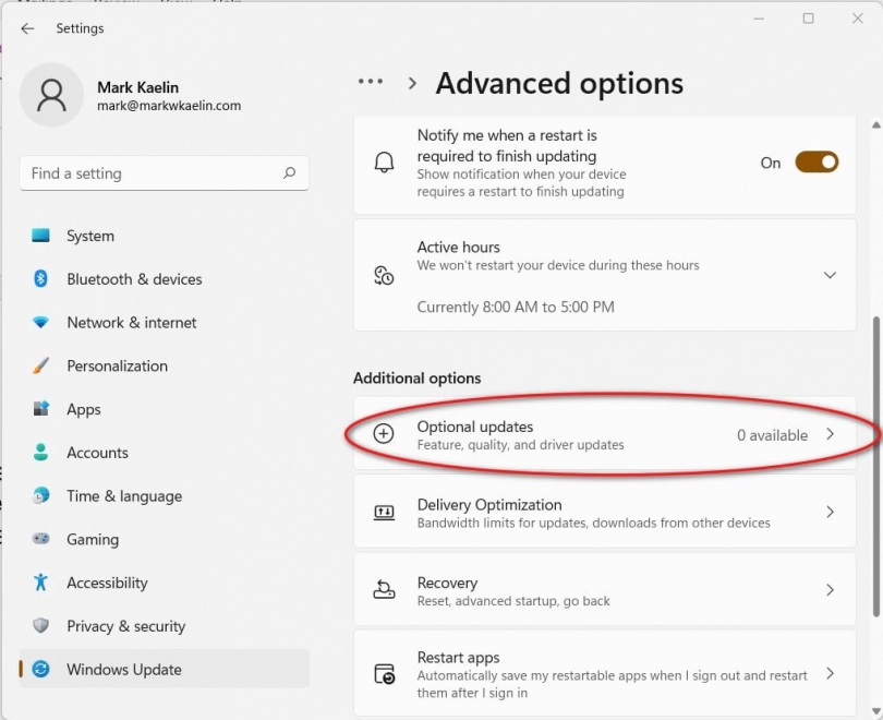 How to access and install advanced updates in Windows 11 - TechRepublic