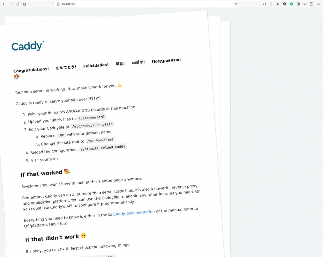 How to install the Caddy web server on Ubuntu Server 22.04