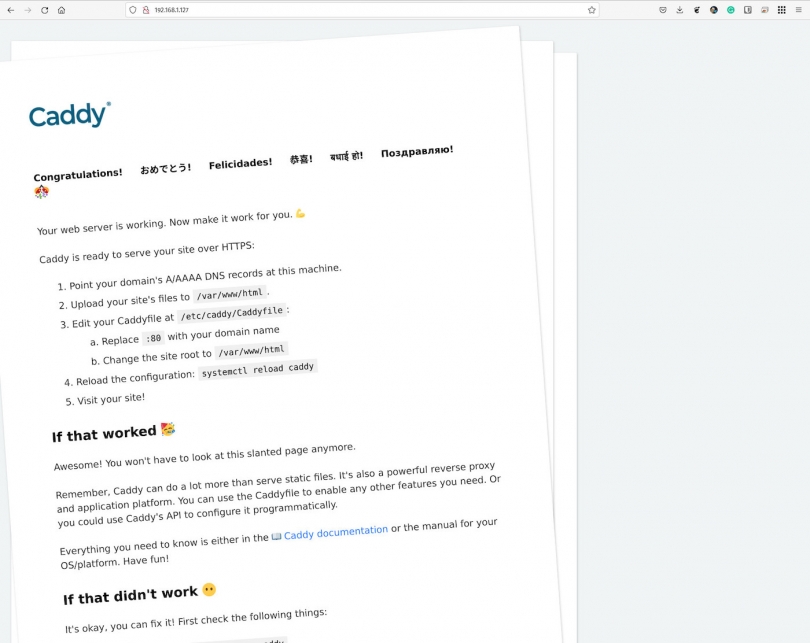 How to install the Caddy web server on Ubuntu Server 22.04