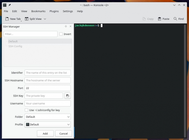 How to use KDE Plasma's Konsole SSH plugin - TechRepublic