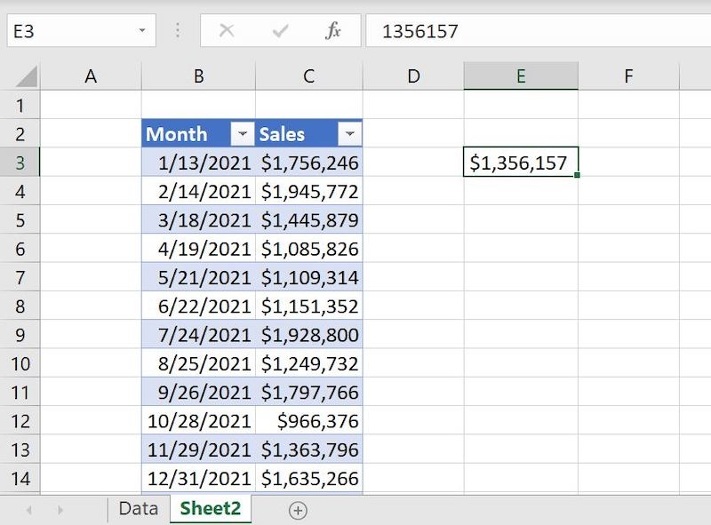 How to return monthly sales averages for the last n years in Microsoft ...
