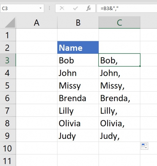 How To Concatenate Values In A Single Excel Column To A Single Row Techrepublic