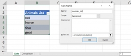 How to populate a dropdown with data from another sheet in Excel ...