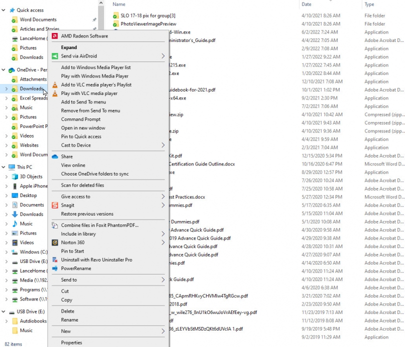 How To Edit The Right Click Context Menu In Windows 10 File Explorer