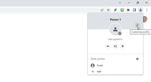 How to set up and use different profiles in Google Chrome