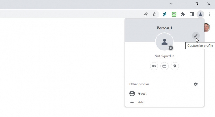 How to set up and use different profiles in Google Chrome