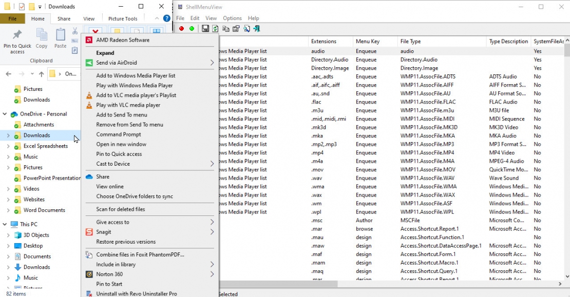 How to edit the right-click context menu in Windows 10 File Explorer ...
