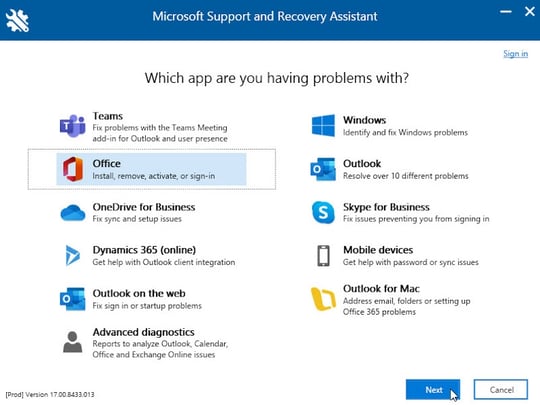 How to troubleshoot problems with your Microsoft Office installation ...