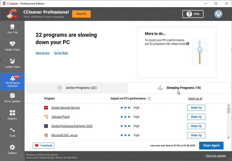 How to use CCleaner’s Performance Optimizer to try to speed up your PC