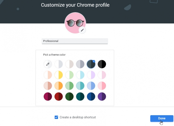 How to set up and use different profiles in Google Chrome