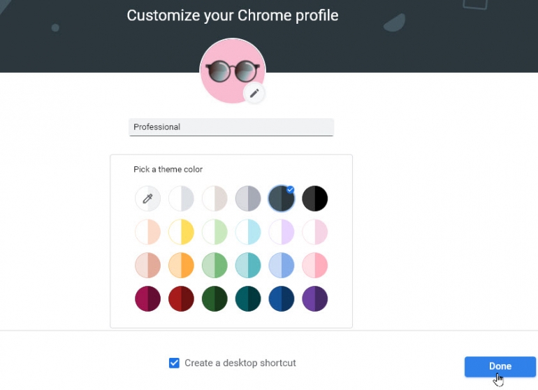 How to set up and use different profiles in Google Chrome