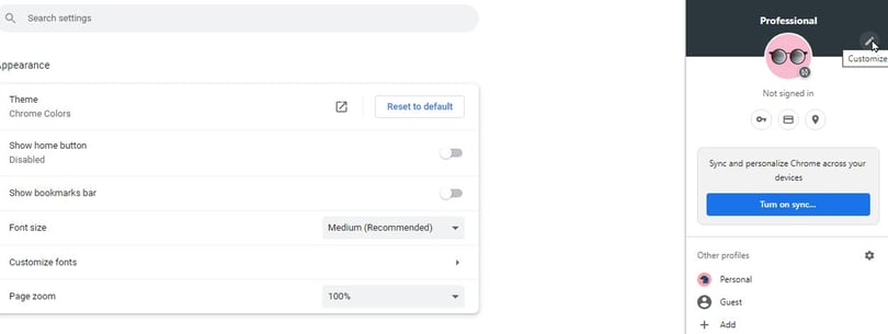 How to set up and use different profiles in Google Chrome